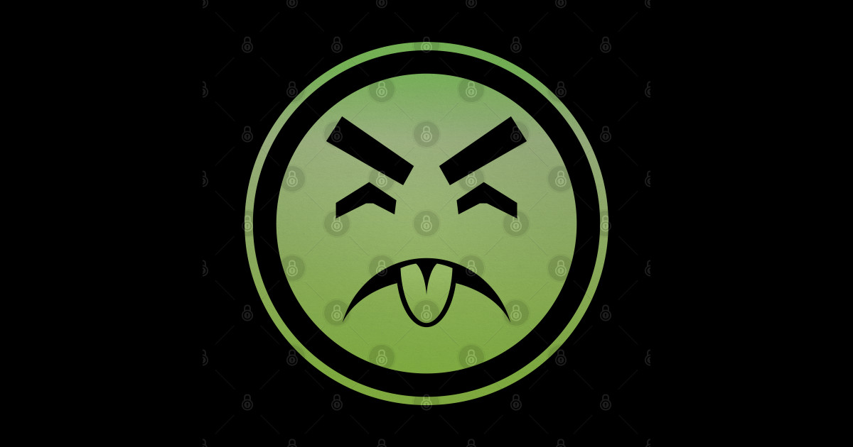 yuk, basic emoji-style - Emoji - Sticker | TeePublic