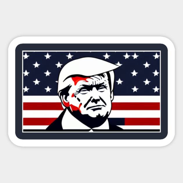 Trump - Trump For President - Sticker | TeePublic