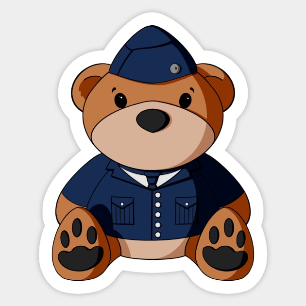 Military Teddy Bear - Military - Sticker | TeePublic