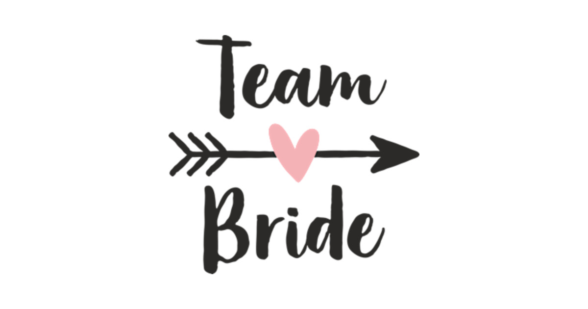 Team Bride Heart Amor Arrow Hen Party - Team Bride - Tapestry | TeePublic