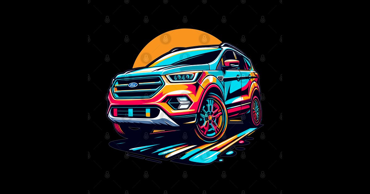 Ford Escape - Ford - Sticker | TeePublic