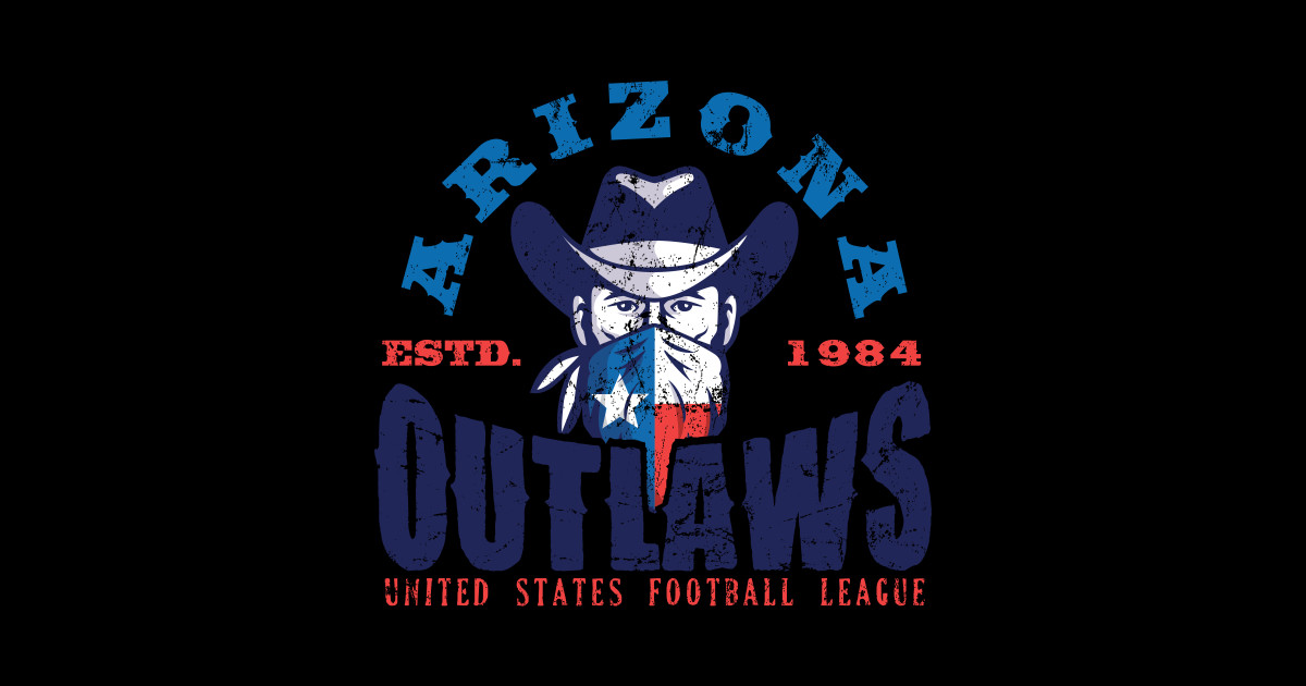 Arizona Outlaws - Defunct Football Teams - Sticker | TeePublic