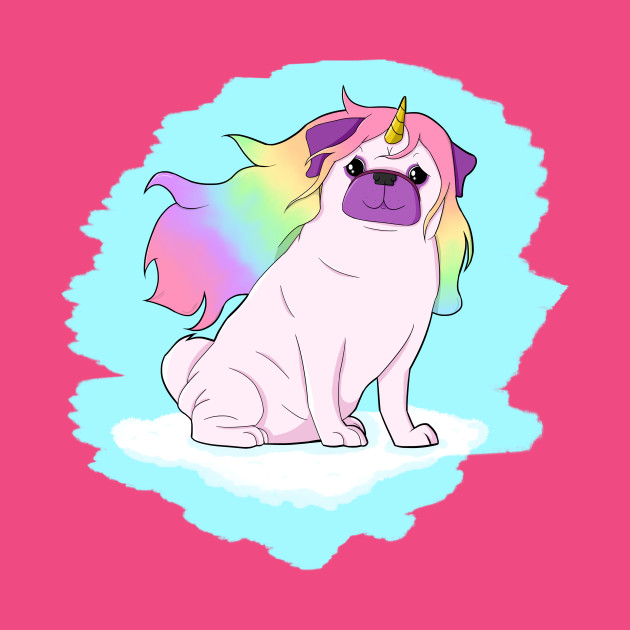 Pugicorn - Pugicorn - T-Shirt | TeePublic