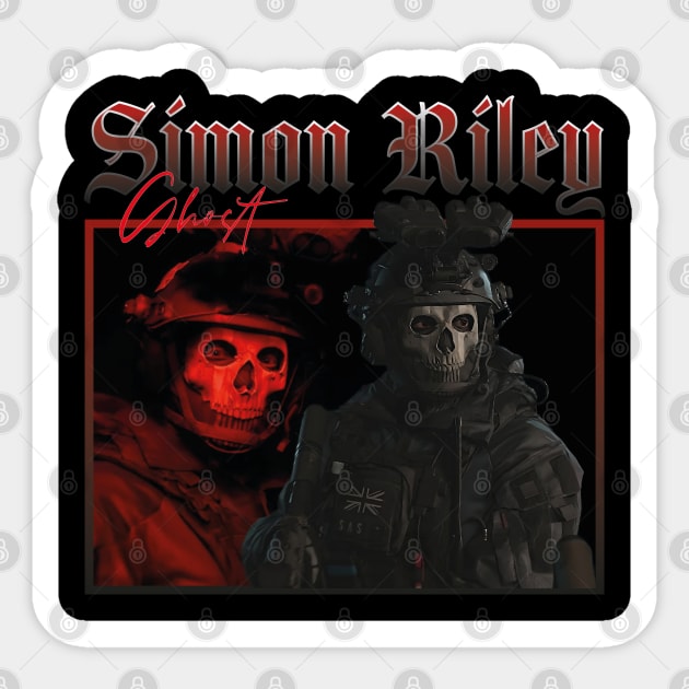 Simon "Ghost" Riley - Call Of Duty Modern Warfare - Sticker | TeePublic