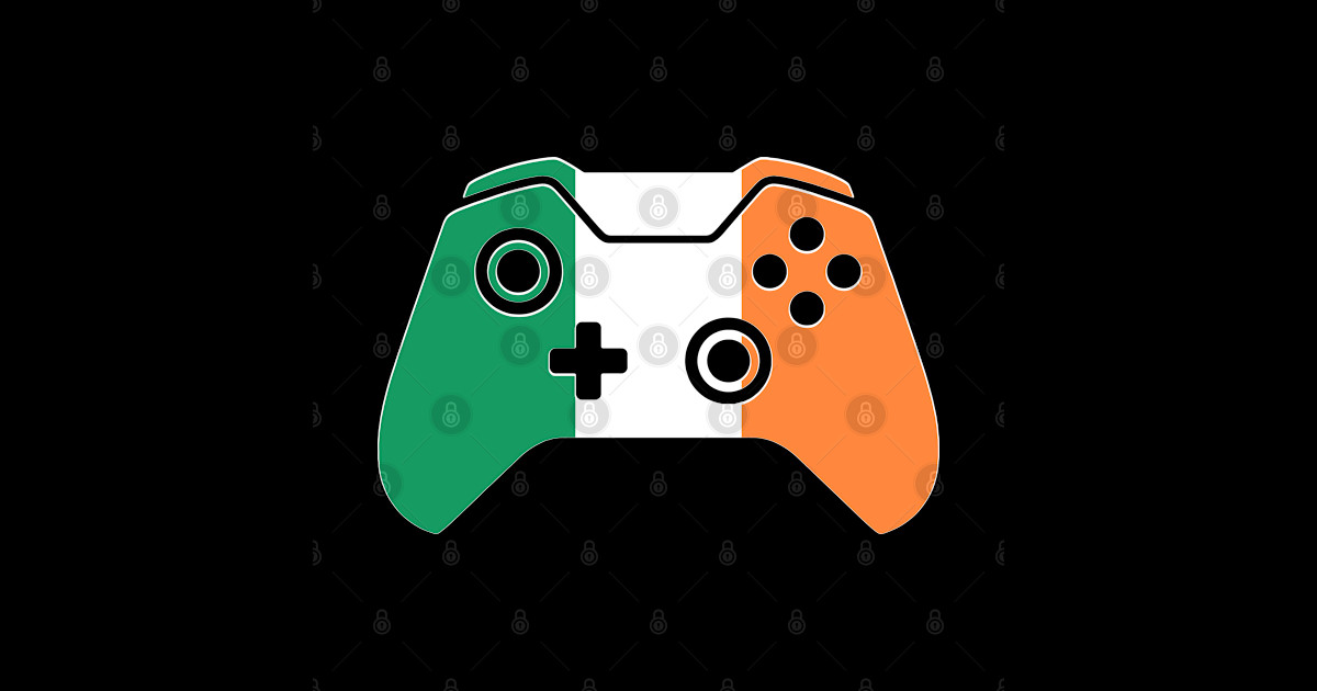 GAME CONTROLLER - Irish flag - Irish Ireland St Patricks Day Gaming ...