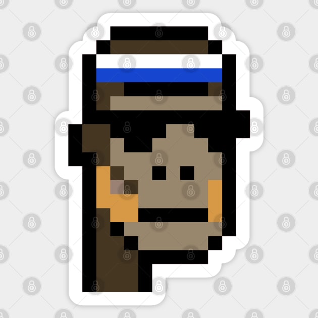 Nft Ape CryptoPunk - Nft Art - Sticker | TeePublic