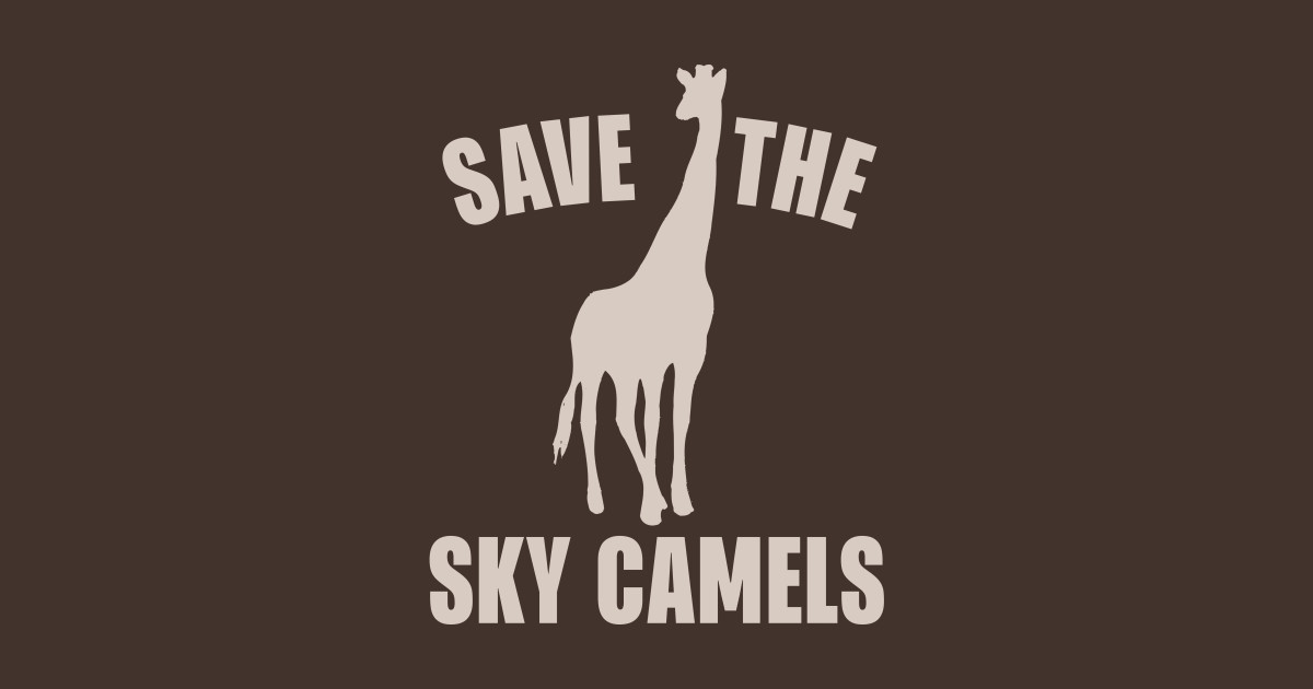 Save The Sky Camels T-Shirt | Wimsical