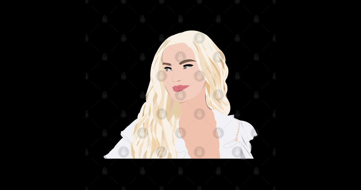 Dove Cameron Digital Portrait - Dove Cameron - Sticker | TeePublic