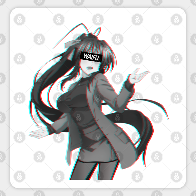 Highschool DxD Akeno Himejima Waifu Material - Hentaik1ng - Sticker ...