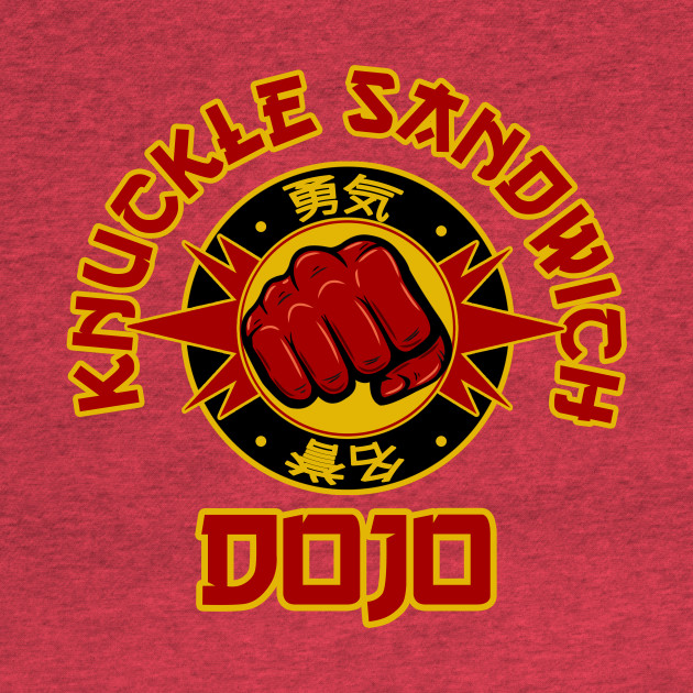 Knuckle Sandwich - Courage and Respect with Front and Back Print ...