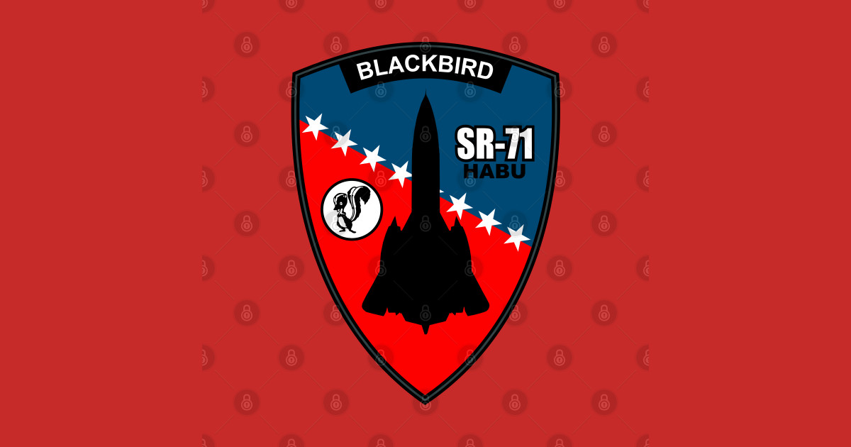 SR-71 Blackbird Habu (Small Logo) - Sr71 Blackbird Patch - T-Shirt | TeePublic