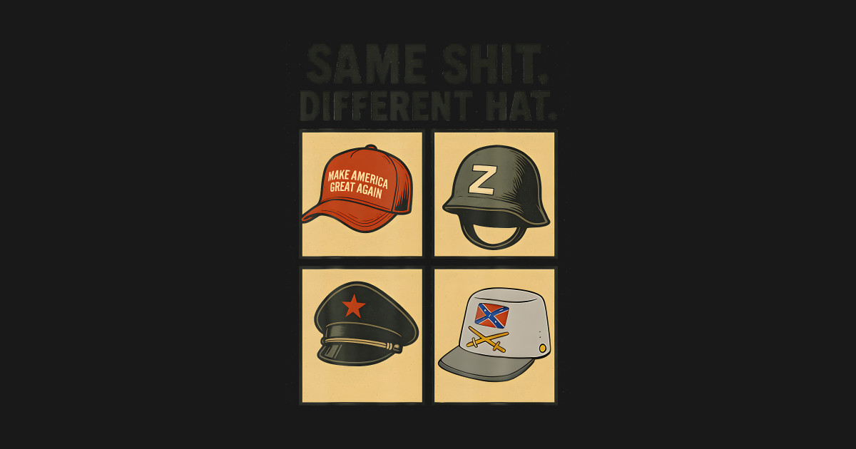 Same Different Hat Art For - Funny Saying - T-Shirt | TeePublic