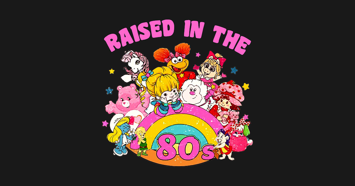 Cartoon Friends Nostalgia Friends 80's Cartoon Characters Rainbow Ca!re ...