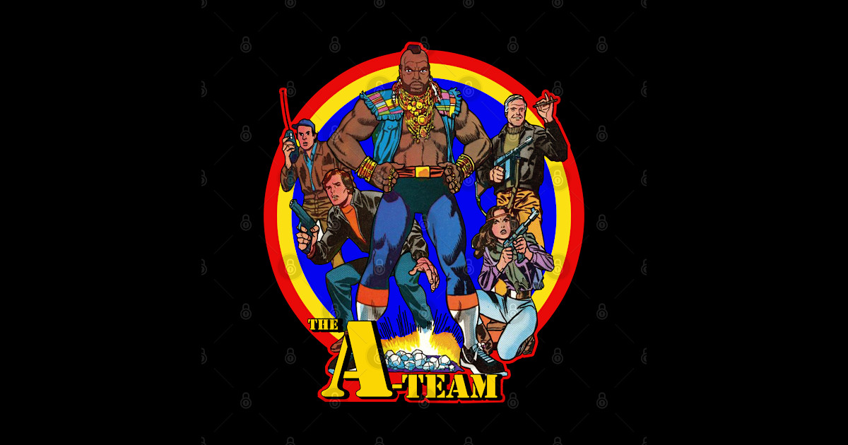 The A-Team // 80s Vintage - 1980s Tv - Posters and Art Prints | TeePublic