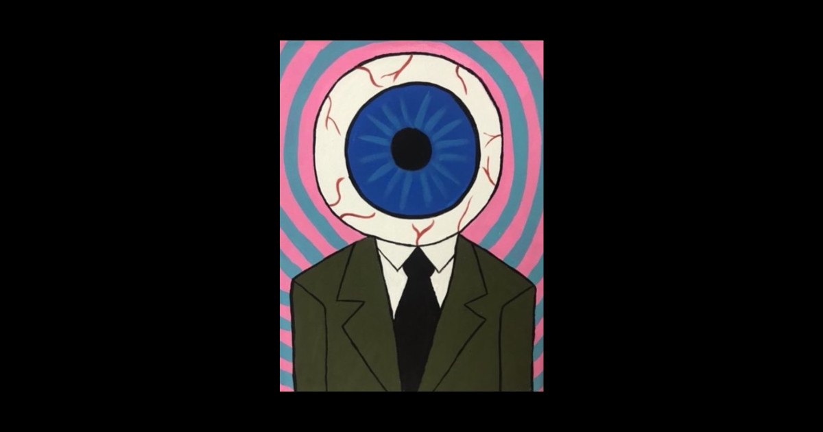 One eyed man - Psychedelic - Sticker | TeePublic