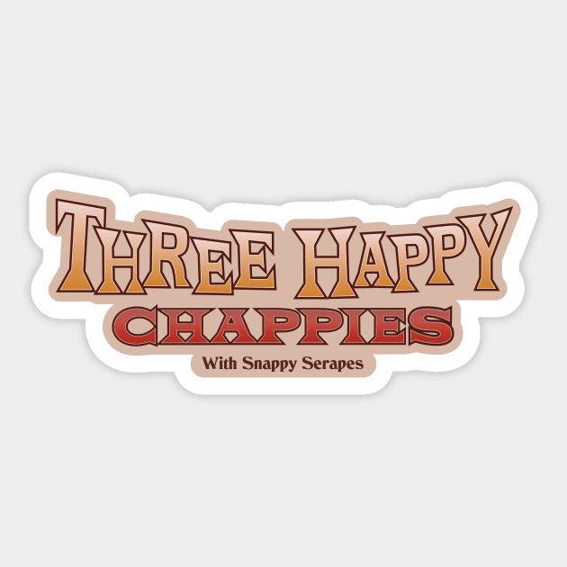 Three Happy Chappies with Snappy Serapes - Three Caballeros - Sticker ...