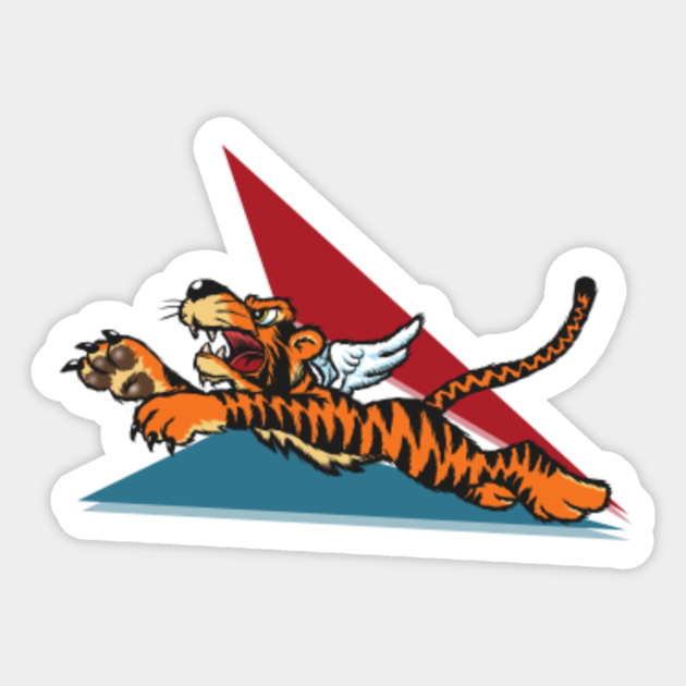 Flying Tigers AVG - Wwii Aircraft - Sticker | TeePublic