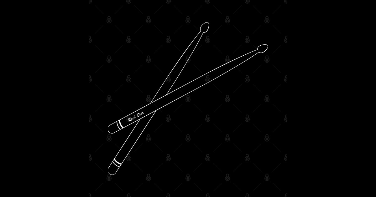 Drumsticks - Drumsticks - Sticker | TeePublic