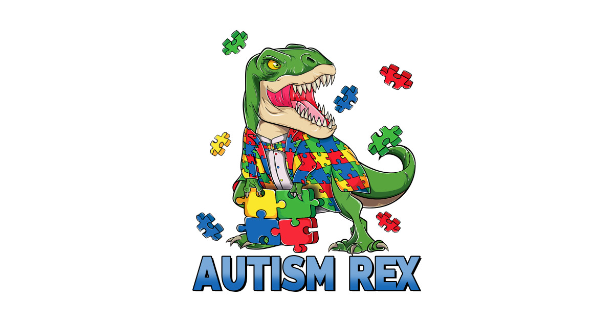 Autism Awareness, Autism Rex, Autism Rex Puzzle Piece, Autism ...