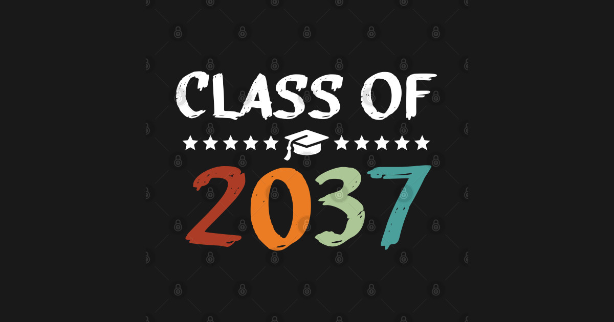 Class Of 2037 Grow With Me Back to School Pre-K 12th Grade - Class Of ...