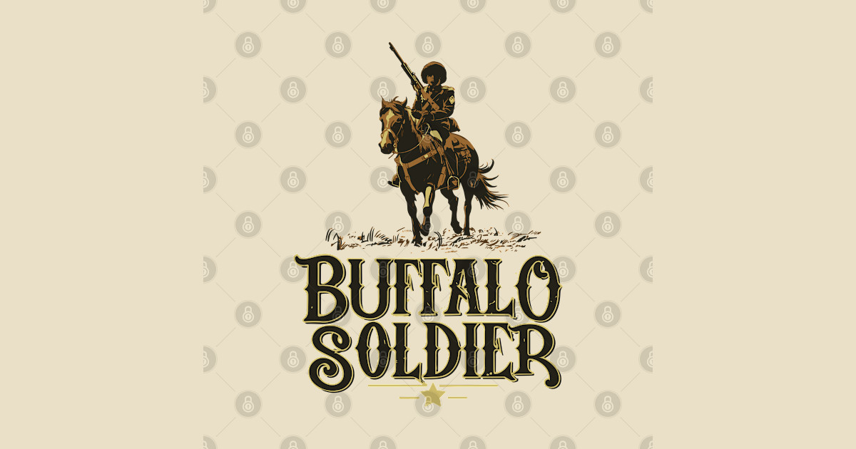Buffalo Soldiers Day – July - Buffalo Soldier - T-Shirt | TeePublic