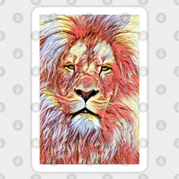 simba/Lion Art - Lion - Sticker | TeePublic