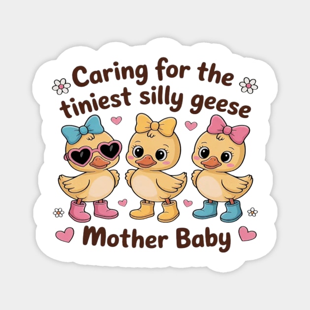 Caring for The Tiniest Silly Geese Mother Baby Nurse Goose - Goose ...