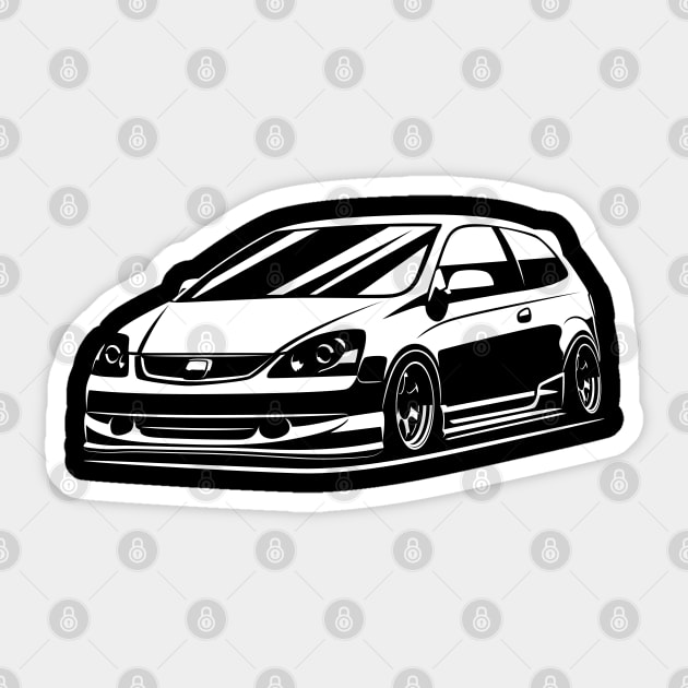 Civic EP3 - Honda Civic - Sticker | TeePublic