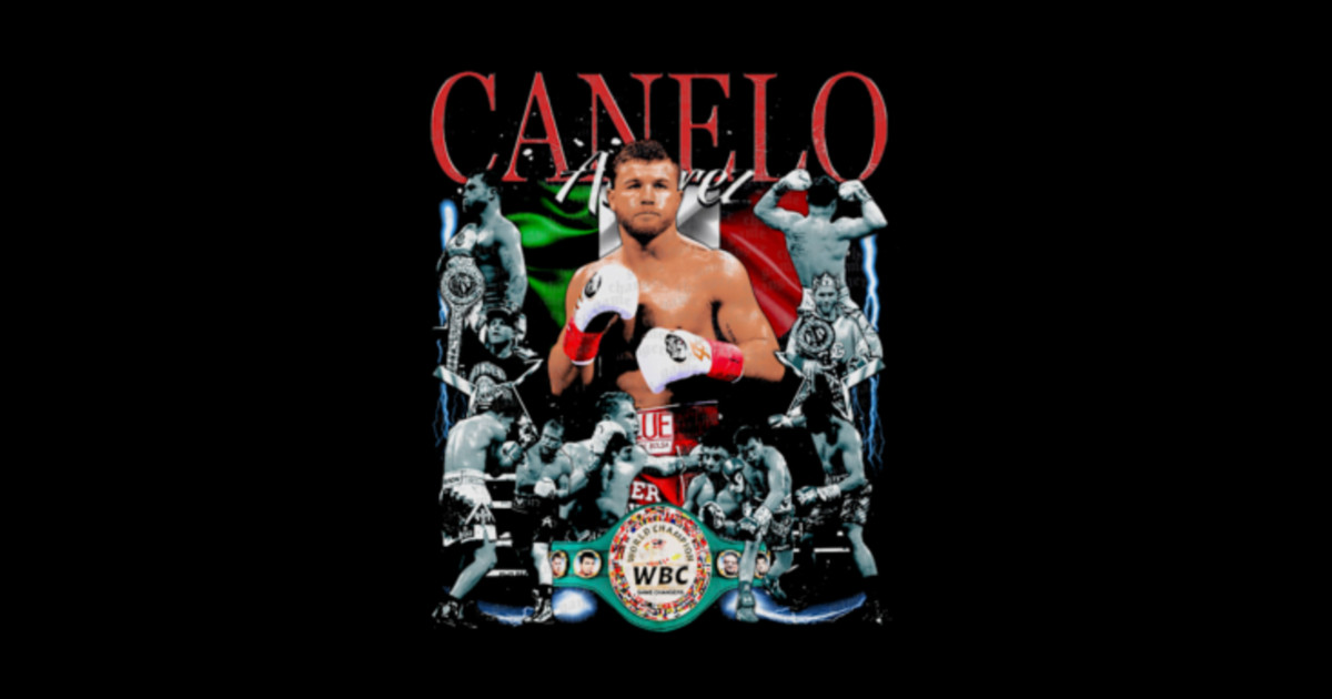 Canelo Alvarez — Retro Collage Edition - Canelo Alvarez - Sticker ...