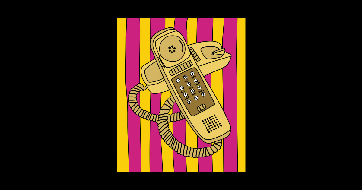 Old Antique Retro Phones - Old - Sticker | TeePublic