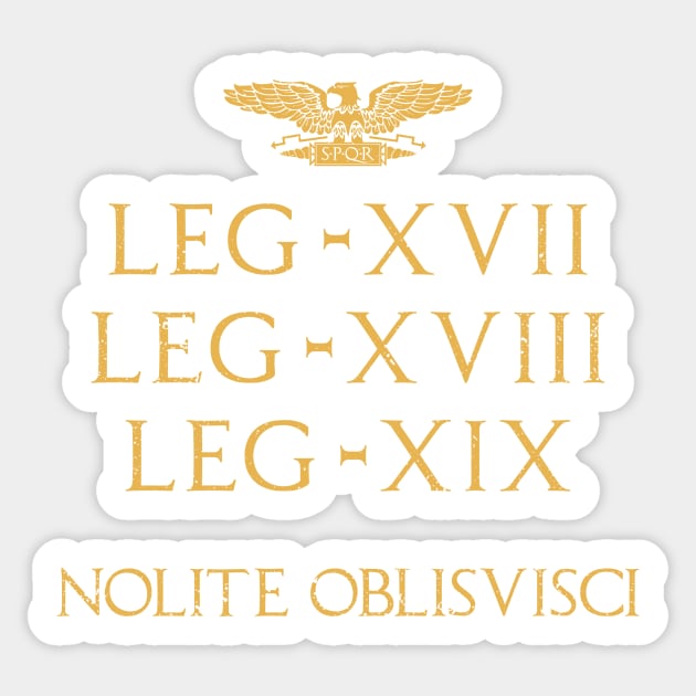 Teutoburg Forest Battle Roman Legions - Vexillum - Sticker | TeePublic