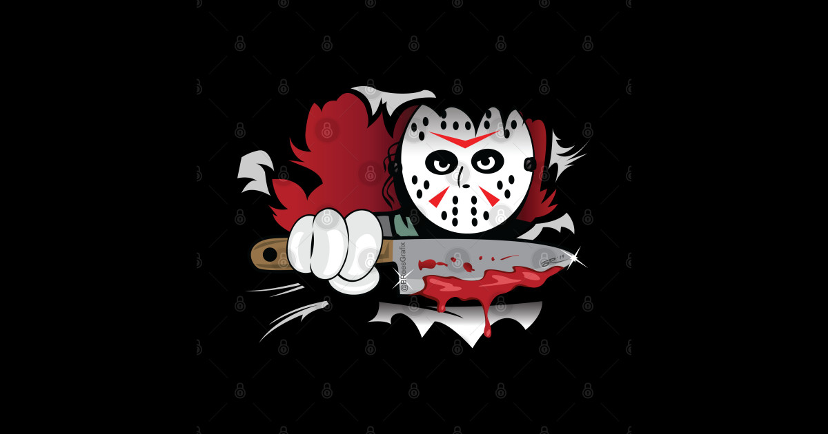Jason Ripped Through - Jason - T-Shirt | TeePublic