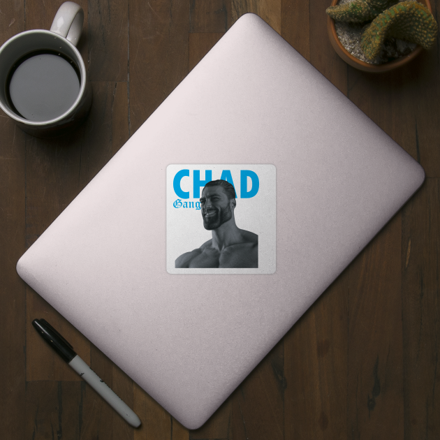 giga chad meme - Giga Chad - Sticker | TeePublic