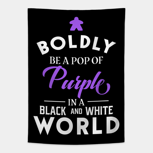 Purple Meeple Boldly Be A Pop of Color Board Games Meeples and Tabletop ...