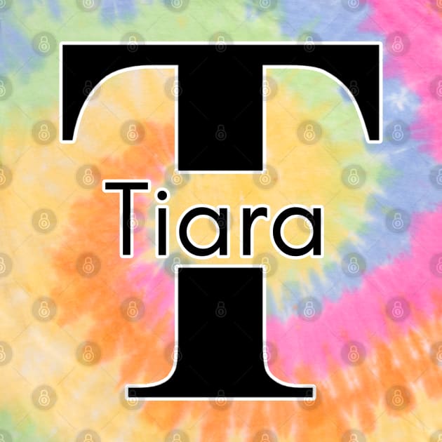 Initial T Monogram Tiara Name Label - Initial T Monogram Tiara Name ...