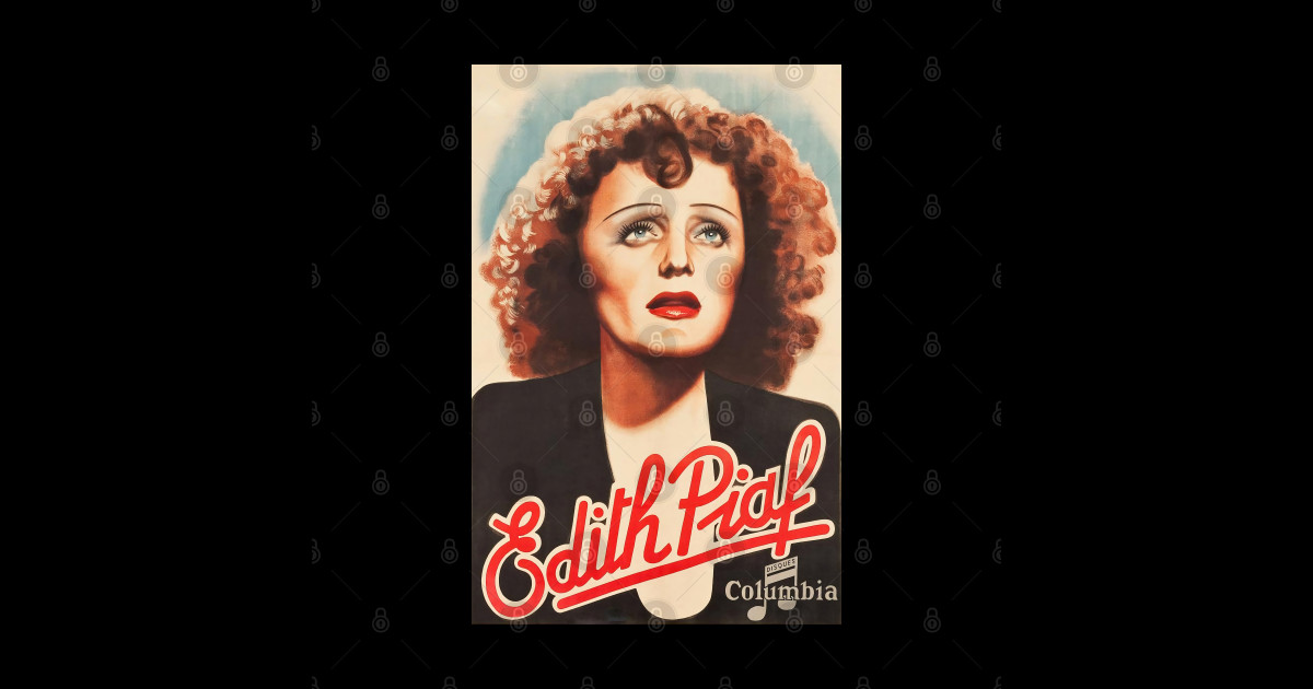 Edith Piaf - Edith Piaf - Sticker | TeePublic