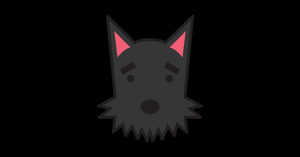 Scotty - I Love Dogs - Sticker | TeePublic