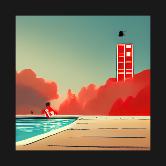 Lifeguard | Comics style - Comics - T-Shirt | TeePublic