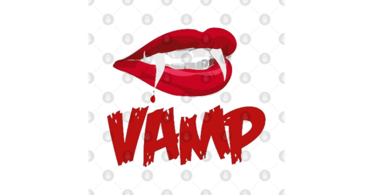 Vamp Teeth - Vamp - T-Shirt | TeePublic