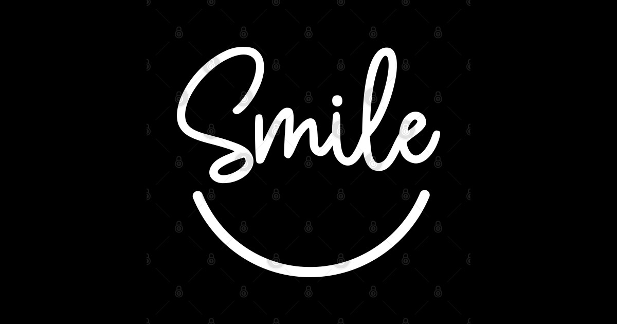 Smile and be Happy - Smiley Face - Posters and Art Prints | TeePublic