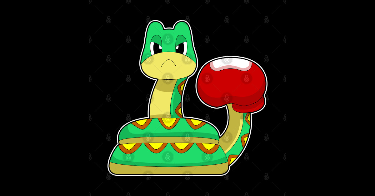 Snake Boxer Boxing gloves Boxing - Boxer - Sticker | TeePublic