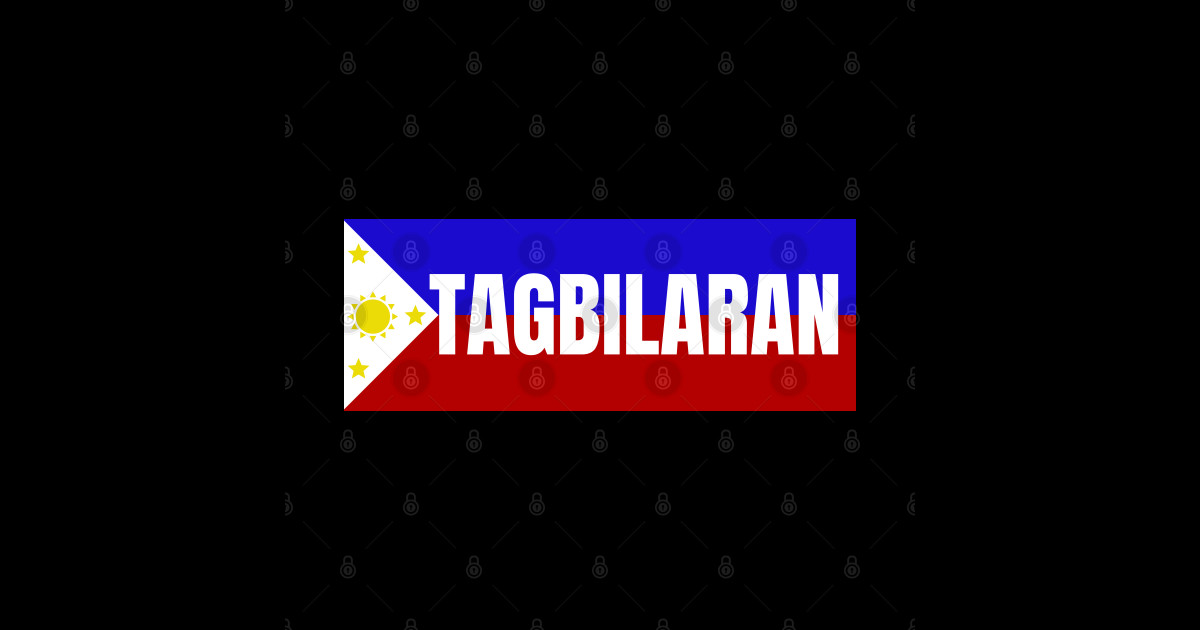 Tagbilaran City Bohol in Philippines Flag - Philippines Flag - Sticker ...