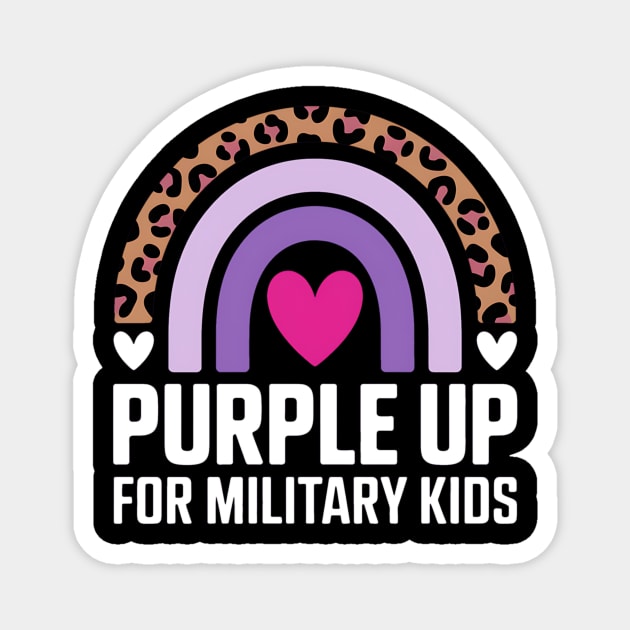 Purple Up for Military Kids Month Military Child Rainbow - Military ...