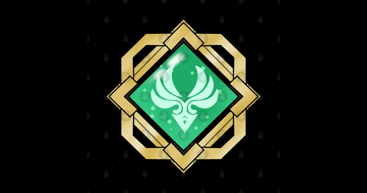 Liyue Anemo Vision - Genshin Impact - Pin | TeePublic