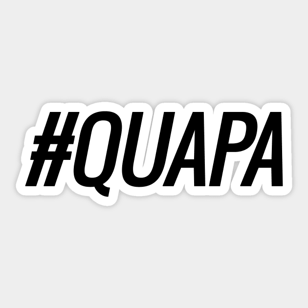QUAPA Classic White - Hapa - Sticker | TeePublic