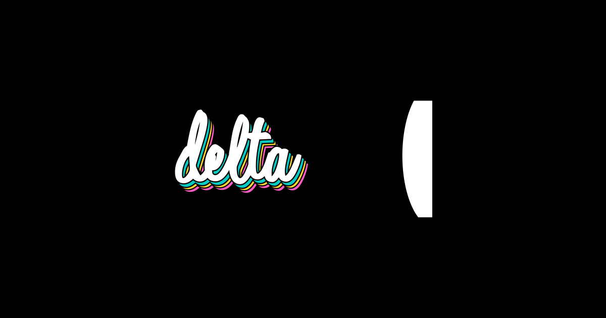 Delta Retro - Delta - Sticker | TeePublic