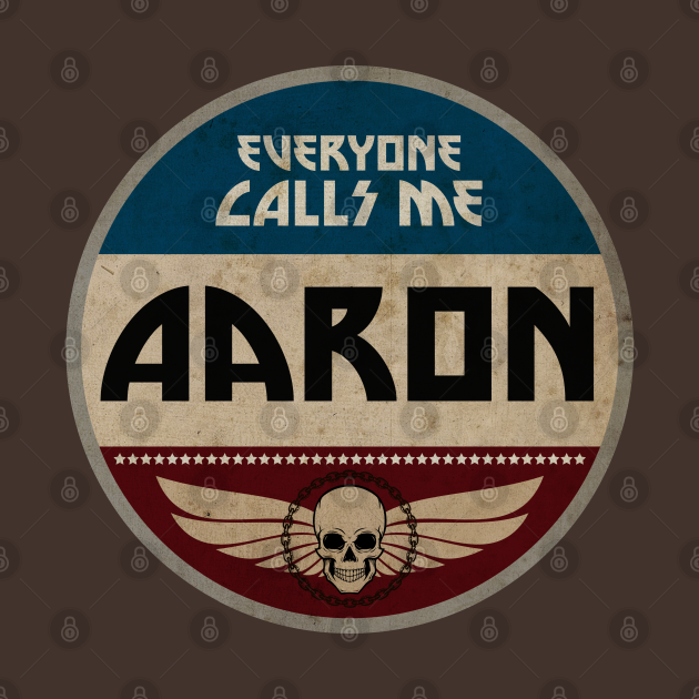 Vintage Name Tag: Aaron - Gift For Aaron - T-Shirt | TeePublic