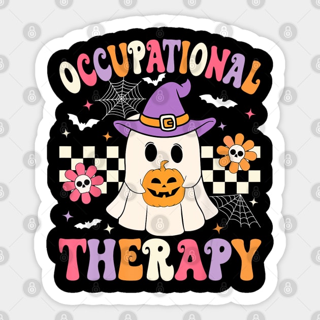 Occupational Therapy Halloween Ot Retro Ghost Ot Halloween - Halloween ...