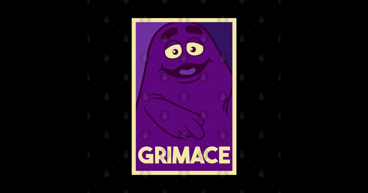 Grimace T-Shirt - Grimace - Sticker | TeePublic