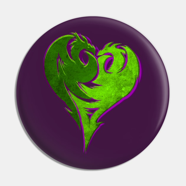 Green Heart - Disney - Pin | TeePublic